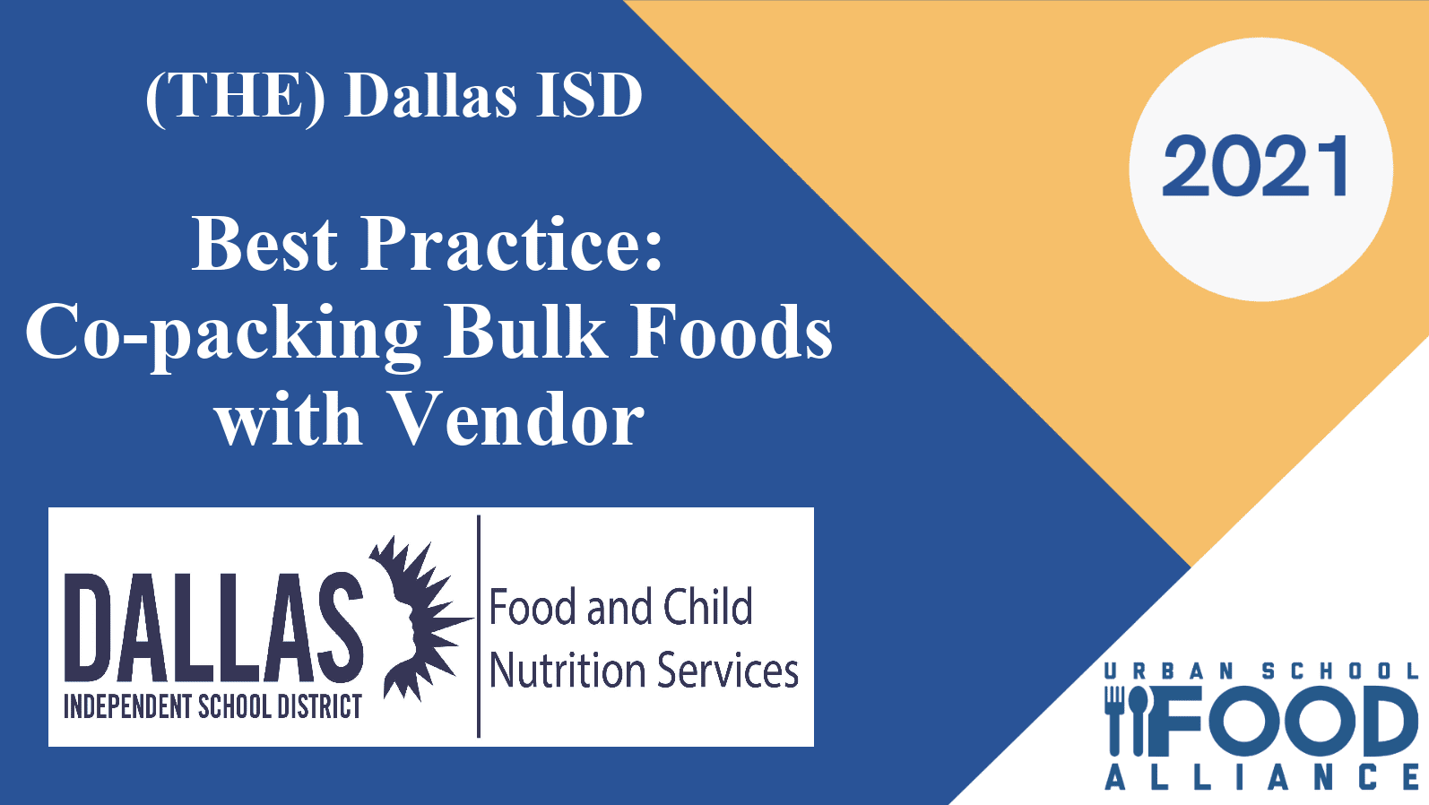 Co-packing Bulk Foods with Vendor | Urban School Food Alliance